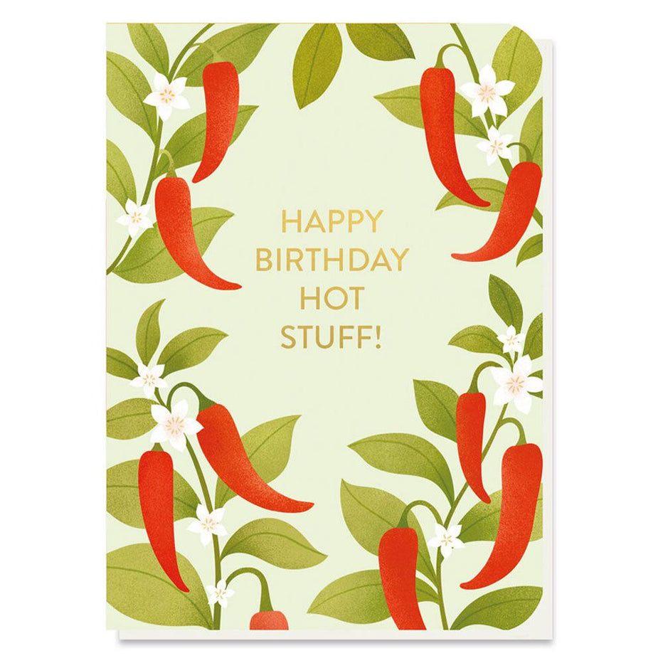 Hot Stuff Card & Seeds – Chilli Birthday Greeting – Protect the Planet