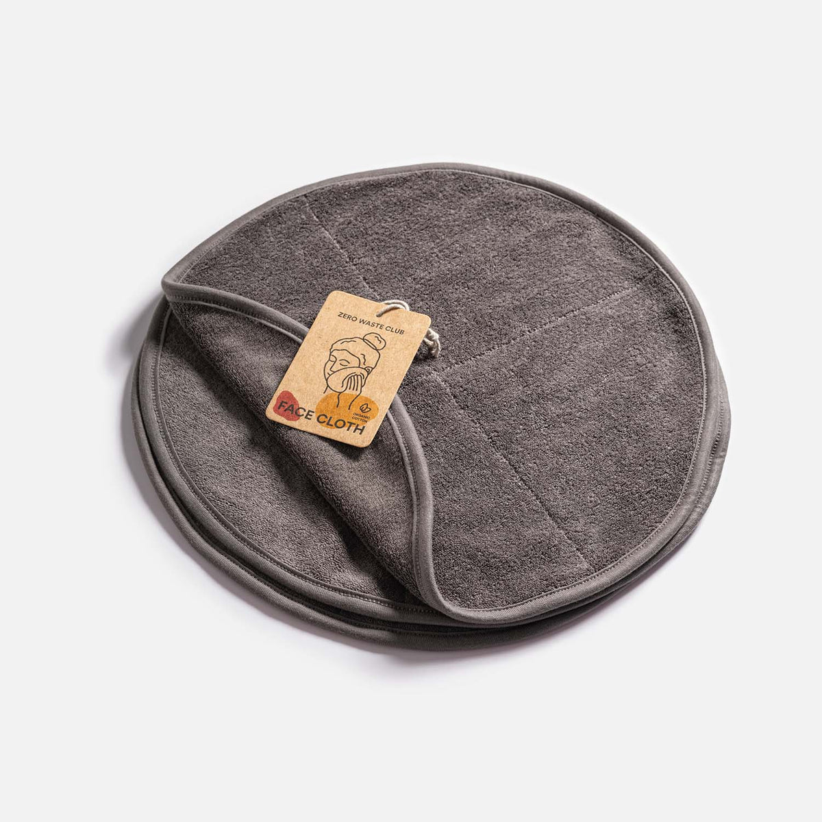 Organic Cotton Face Cloth – Reusable Skincare Pad – Protect the Planet