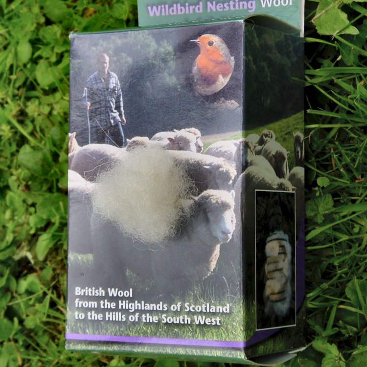Nesting British Sheep's Wool for Birds by Wildlife World – Protect the ...